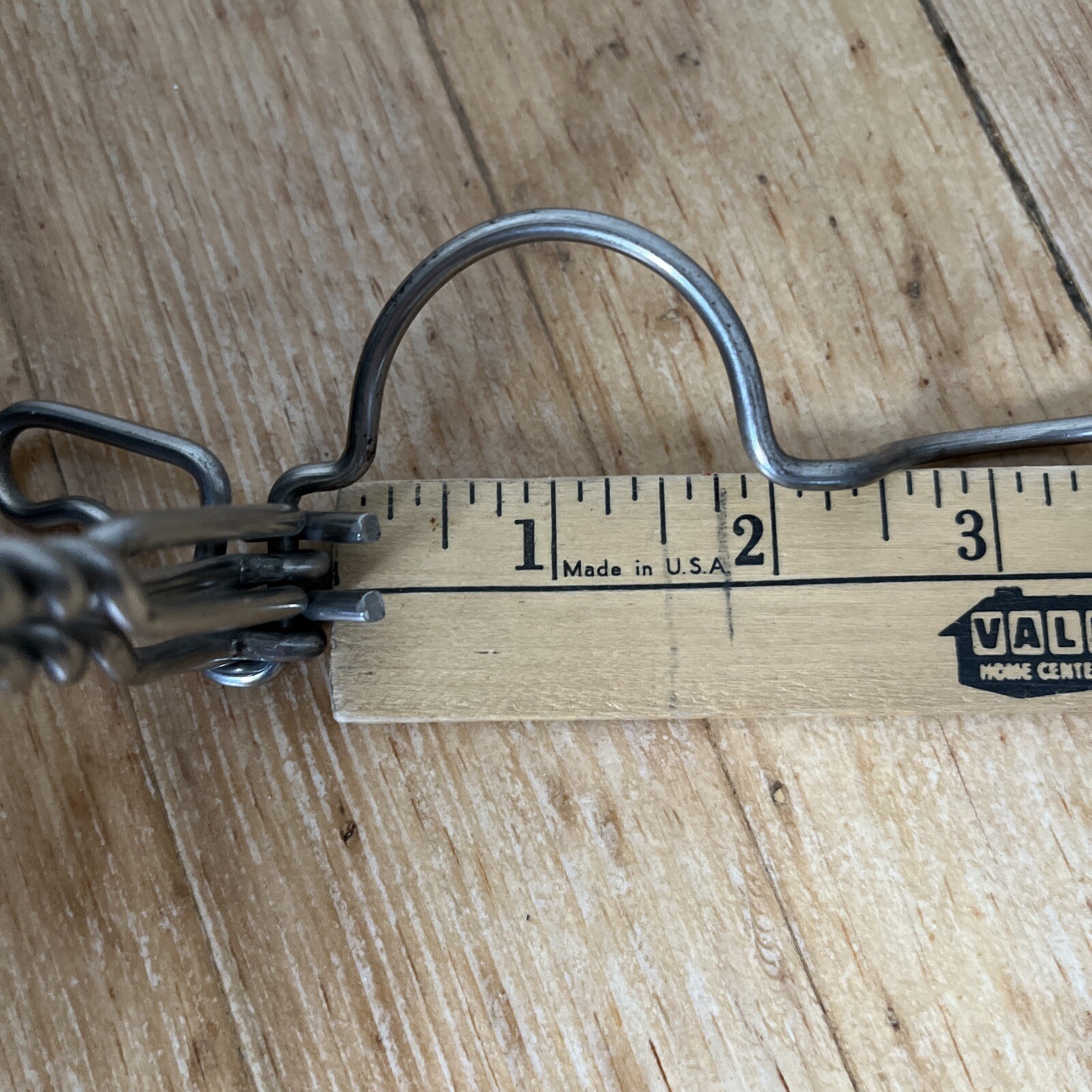 Antique Heavy Metal / Wire Loop Folding Travel 18" Cl… - Gem