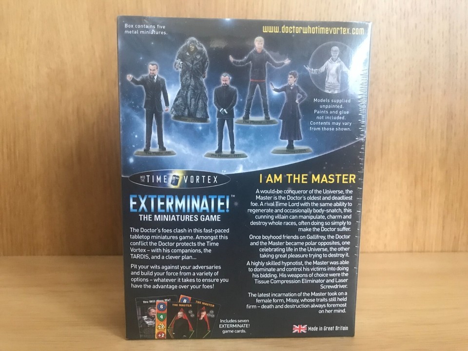 Dr Who Warlord 5 box bundle: The Master Dominators Movellans Vervoids ...