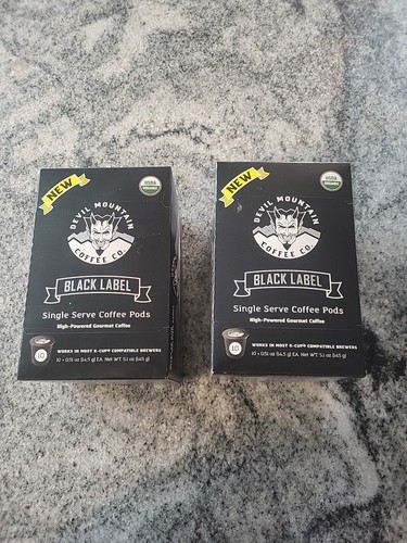 Devil Mountain Black Label Organic K-Cup 20 Pods Total Exp. 03/24 | eBay