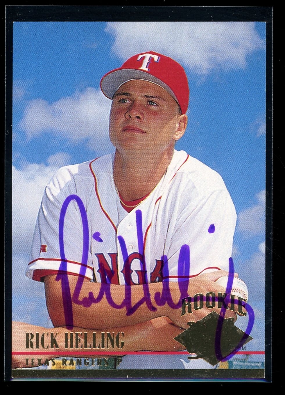 1994 Fleer Ultra RICK HELLING Signed Card autograph auto RANGERS ...