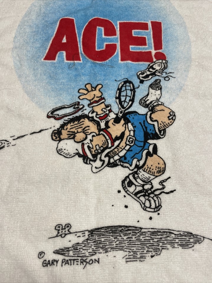 vintage Ace! tennis towel by gary patterson collectible 16x24 | eBay