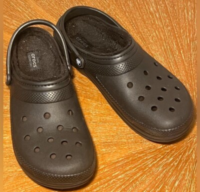 Crocs Dual Comfort Fleece-Lined Sandals | eBay