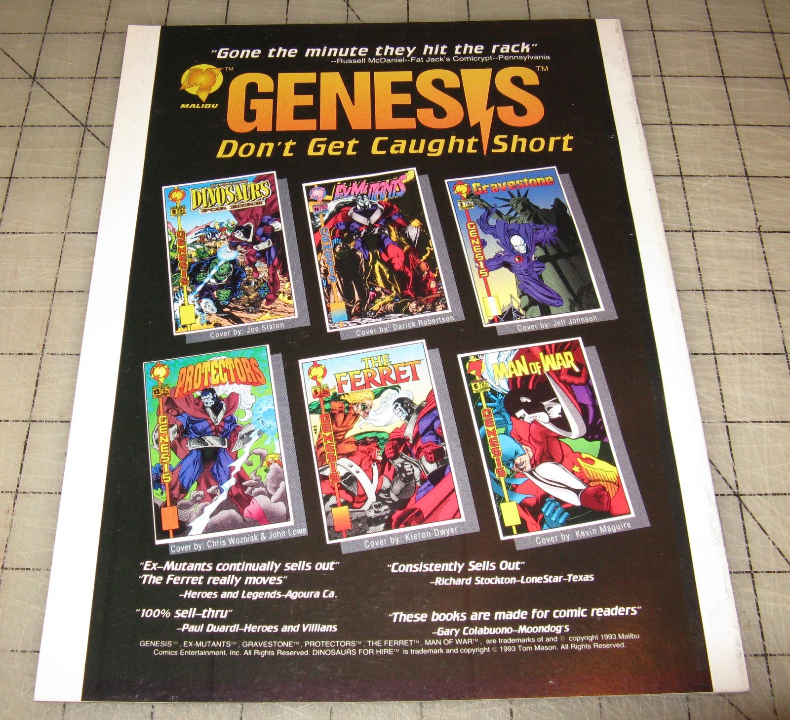 NECROSCOPE Book II #1 of 5 (Aug 1993) Comic Magazine - Daerick Gross ...