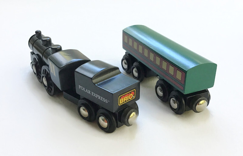 BRIO Polar Express Holiday Set Complete 28 Pc. Mountain Bell Wooden ...