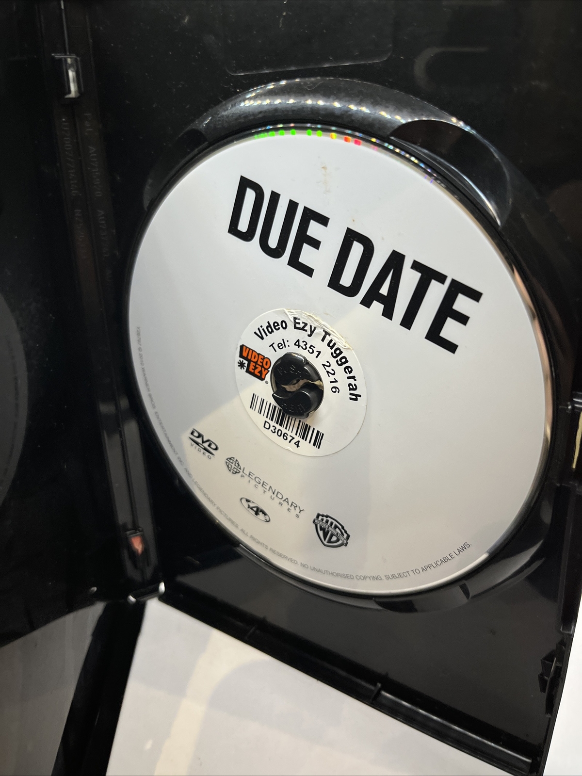 Due Date (DVD, 2010) Robert Downey Jr. Zach Galifianakis Region 4 ...