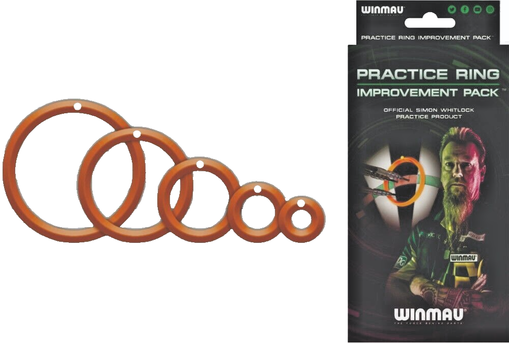 Winmau Simon Whitlock Dartboard Practice Ring Improvement Darts ...