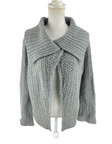 Castle of Ireland Womens One Button Open Cardigan Sweater Mohair Wool ...