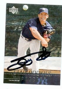 Scott Proctor autographed baseball card (New York Yankees) 2004 Upper ...