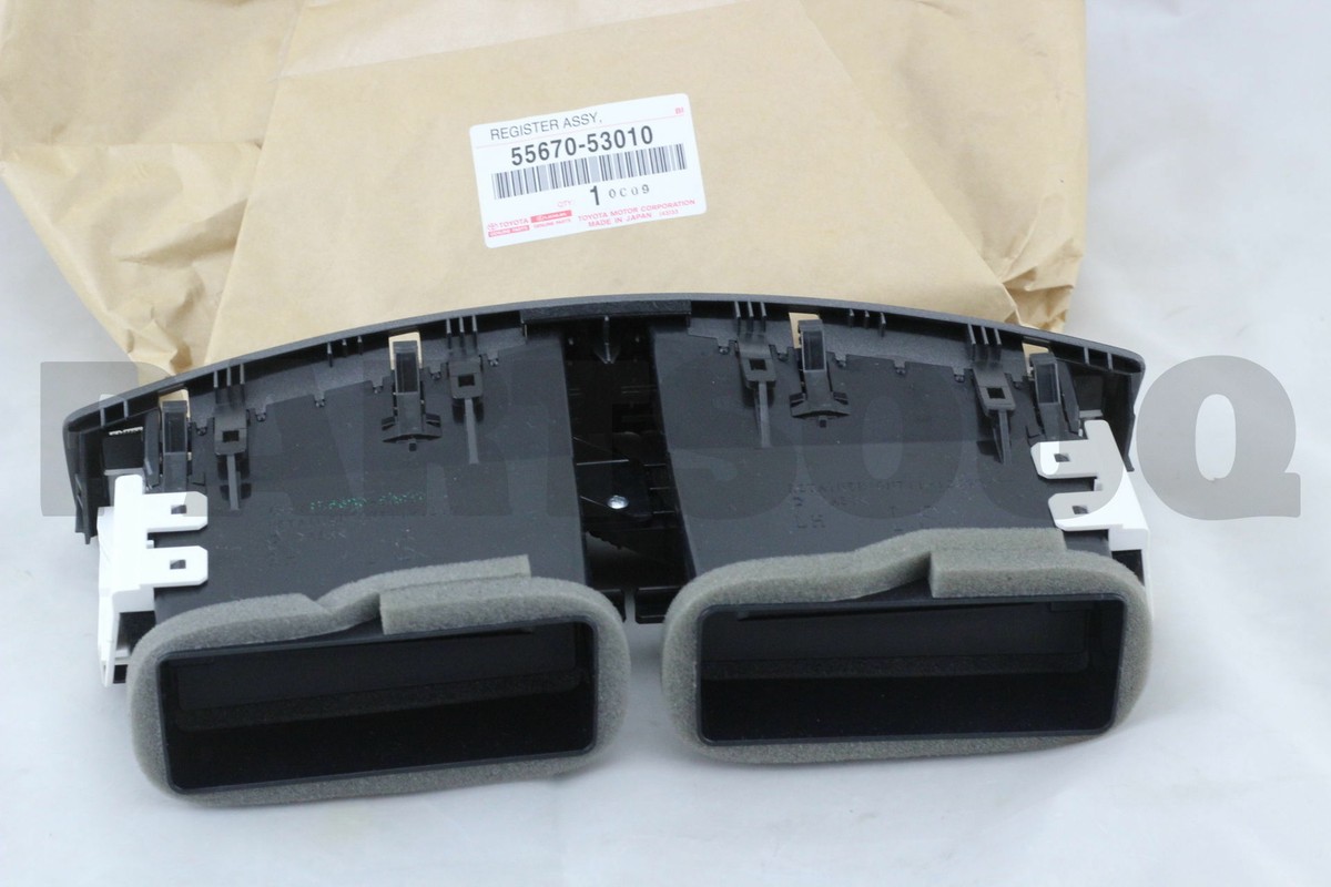 5567053010 Genuine Toyota REGISTER ASSY, INSTRUMENT PANEL 5567053010 Genuine Toyota REGISTER ASSY, INSTRUMENT PANEL