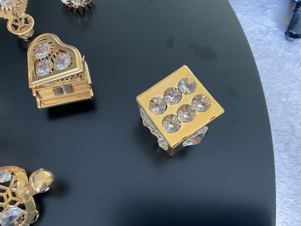 Crystal Temptations 24-karat Gold Plated Swarovski Crystal Bungle | eBay UK