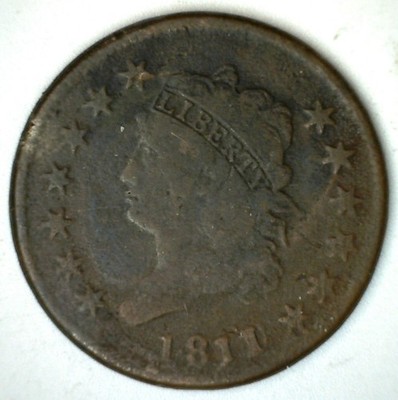 1811 / 0 US Copper Large Cent Type Coin 1811 over 1810 Variety 1c | eBay