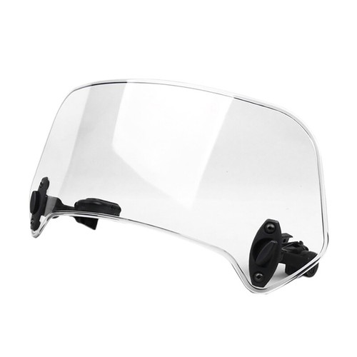 Transparent Color Universal Motorcycle Adjustable Wind Screen Extension ...