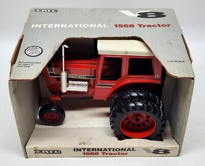 International 1568 Tractor V8 With Duals & Cab By Ertl 1/16 Scale 4th ...