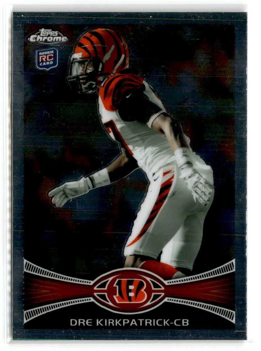 2012 Topps Chrome FOOTBALL #28 Dre Kirkpatrick Rookie Cincinnati ...