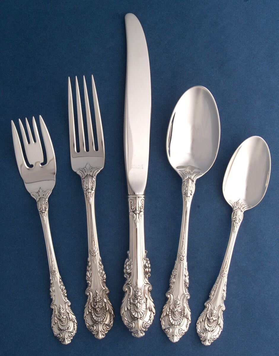 Wallace Silver Sir Christopher 5 Piece Place Setting 6034998 | eBay