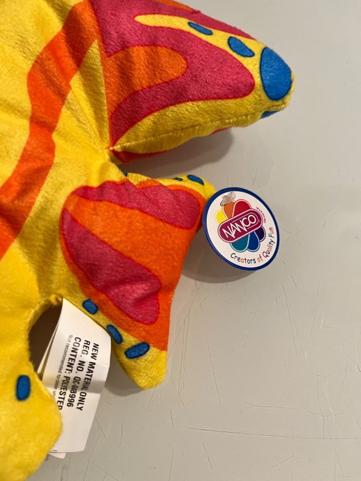 Nanco PLUSH Tropical Yellow Angelfish Stuffed TOY 8" with Tags | eBay