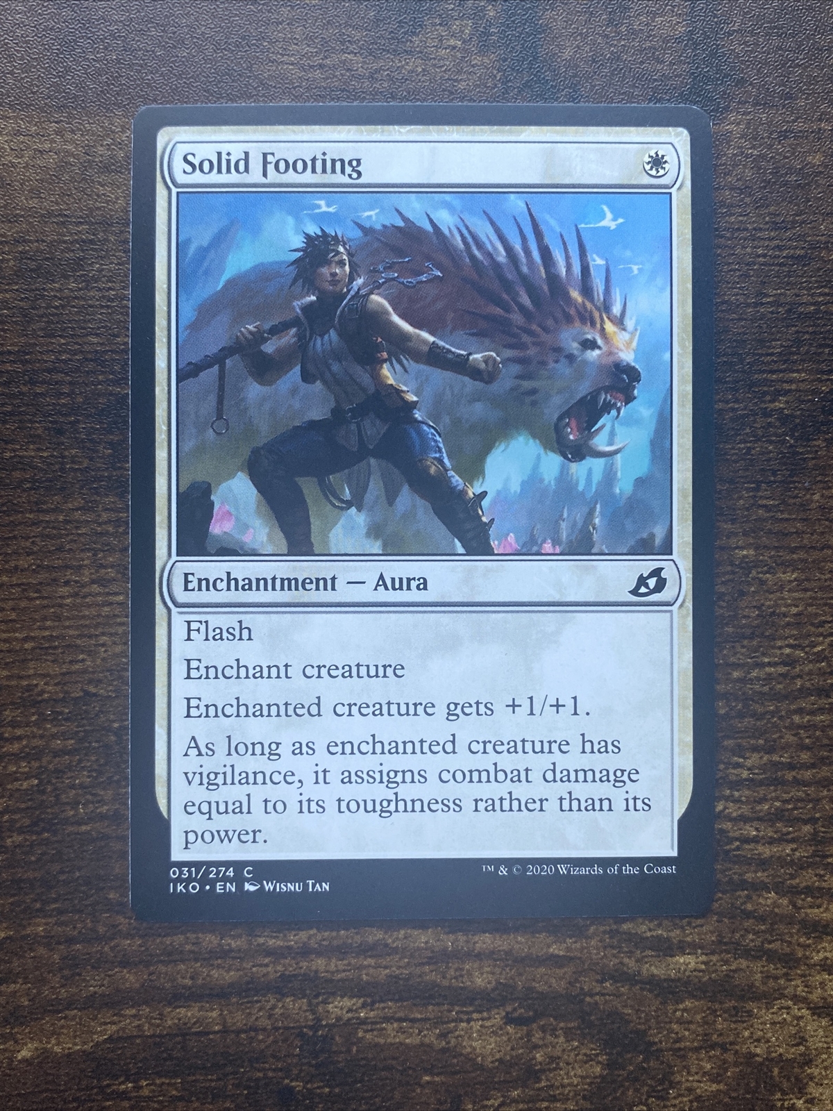 Solid Footing (031) Ikoria: Lair of Behemoths MTG Magic The Gathering D7979* | eBay