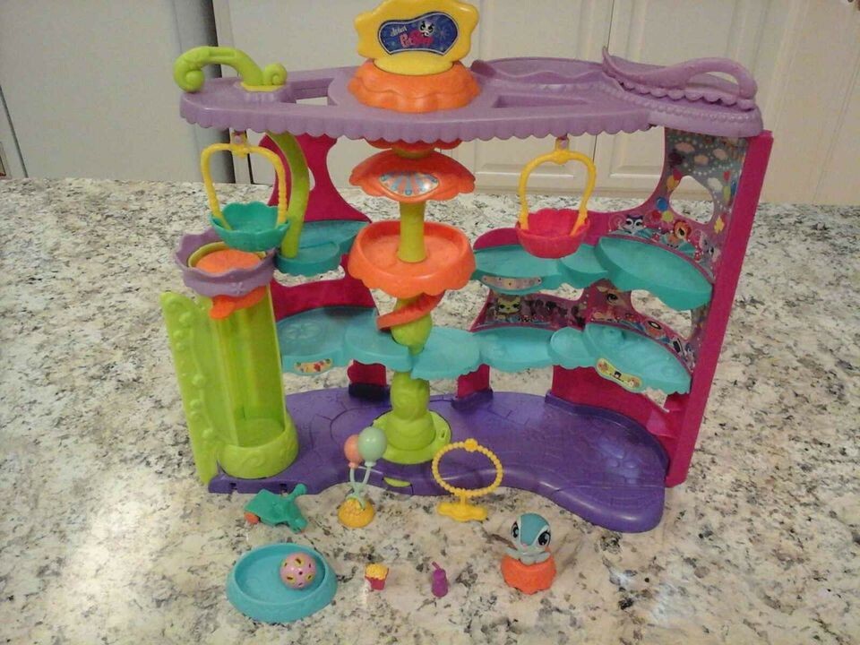 Littlest Pet Shop LPS Swinging /Spotlight Circus Playset Rare used. | eBay