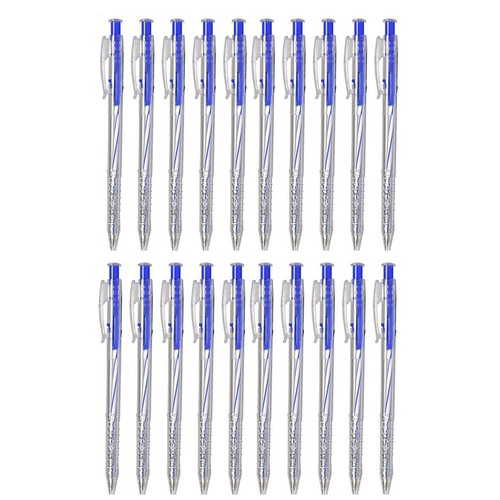 Thien Long TL-027 Retractable Ballpoint Pen 0.5mm tip Smooth Writing ...