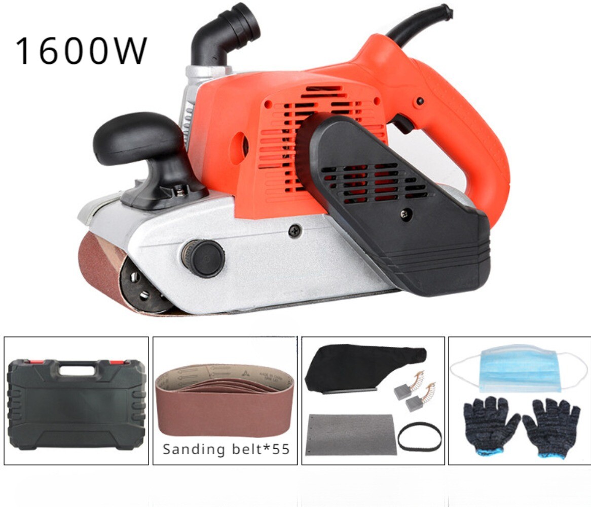 4 Inch Sanding Machine Portable Sander Tank Flat Sander Small Polishing ...