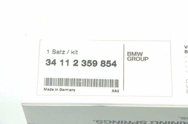 BMW 1 F21 Brake Pad Retaining Clips Set 4pcs 34112359854 Genuine for ...