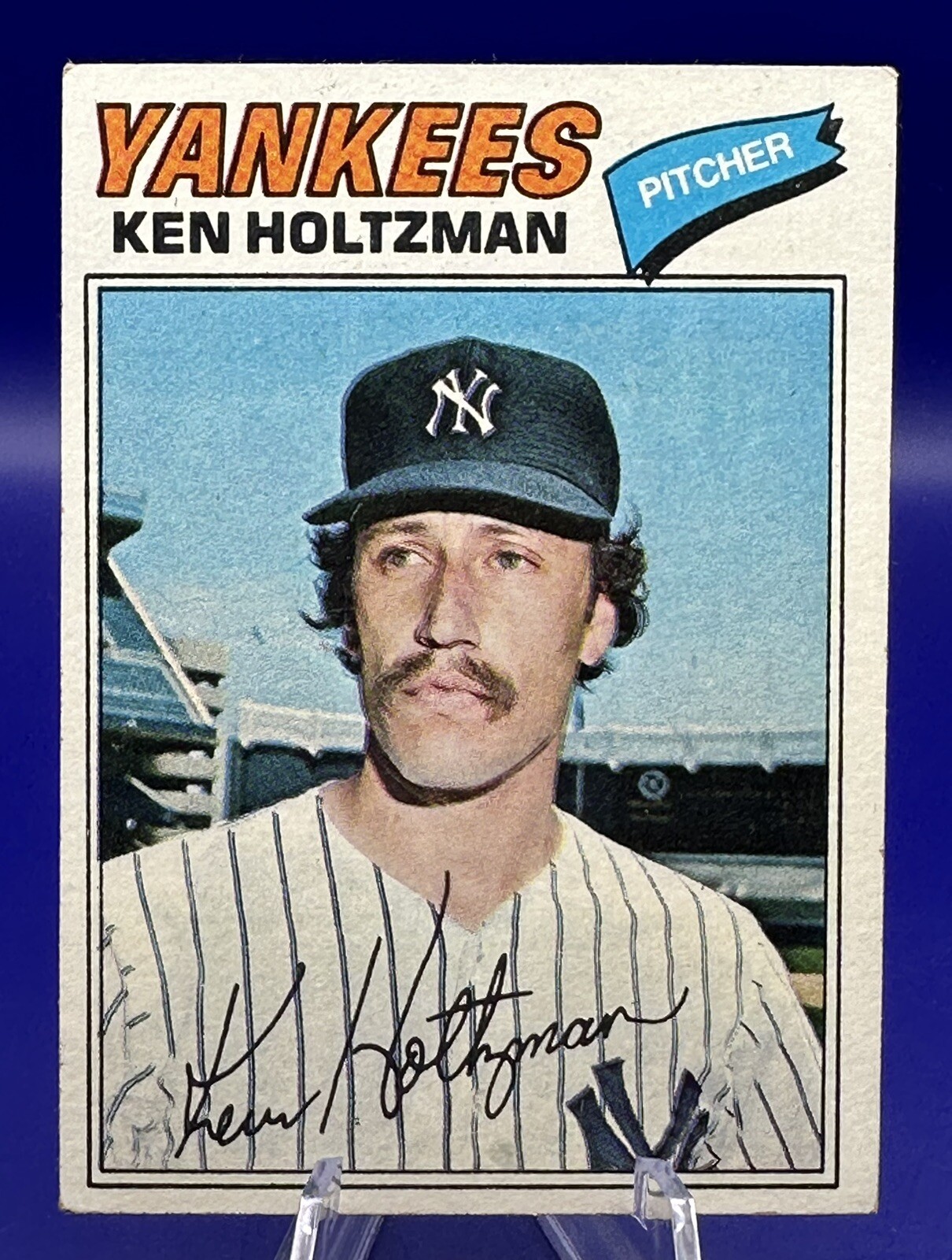 1977 Topps KEN HOLTZMAN #625 New York Yankees | eBay