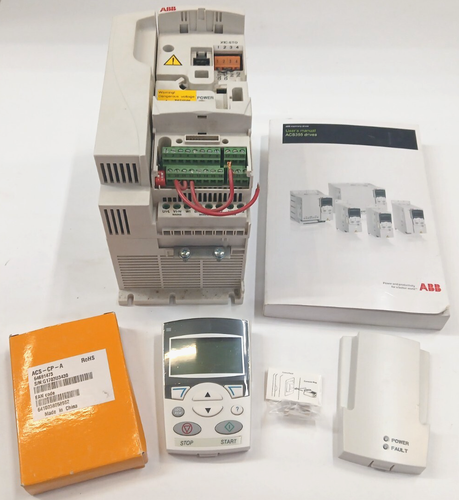 ABB LV MACHINERY DRIVE MODULE ACS355-03U-17A6-2 PN 4 KW 5 HP FRAME 2 LOW VOLT AC | eBay