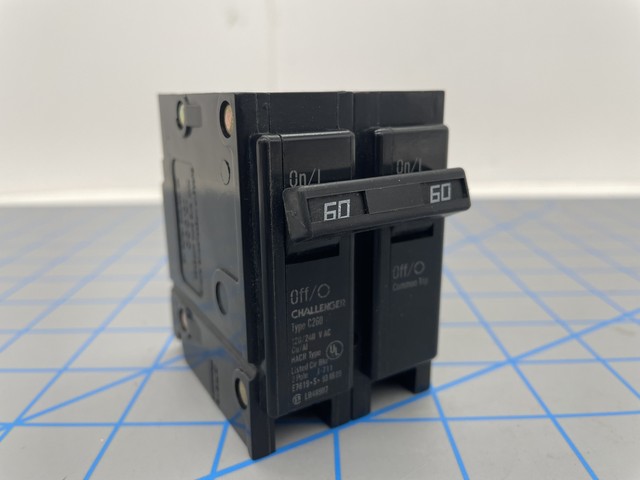 Challenger Type C260 Circuit Breaker 2 Pole 60 Amp for sale online | eBay