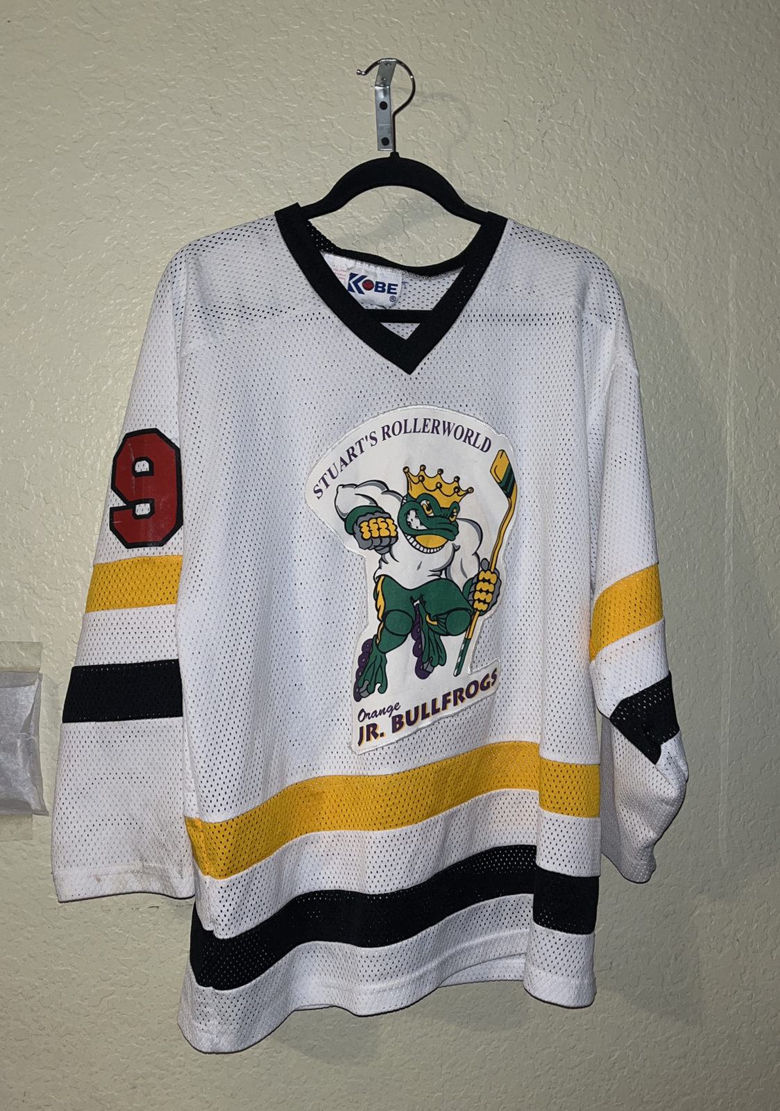 Anaheim Bullfrogs Roller Hockey RHI Jersey Zoller 9 S/P | eBay