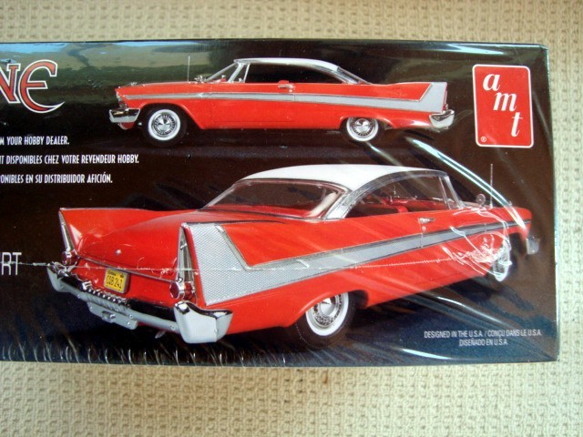 AMT 1958 Plymouth "CHRISTINE" model kit # 801 in 1/25 scale | eBay