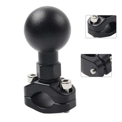 Universal Motorcycle Ball Head Base GPS Phone Holder Bracket Clamp ...