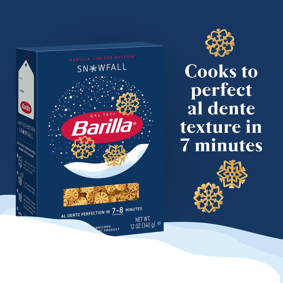 BARILLA Limited Edition Snowfall Pasta, 12 oz. Box | eBay