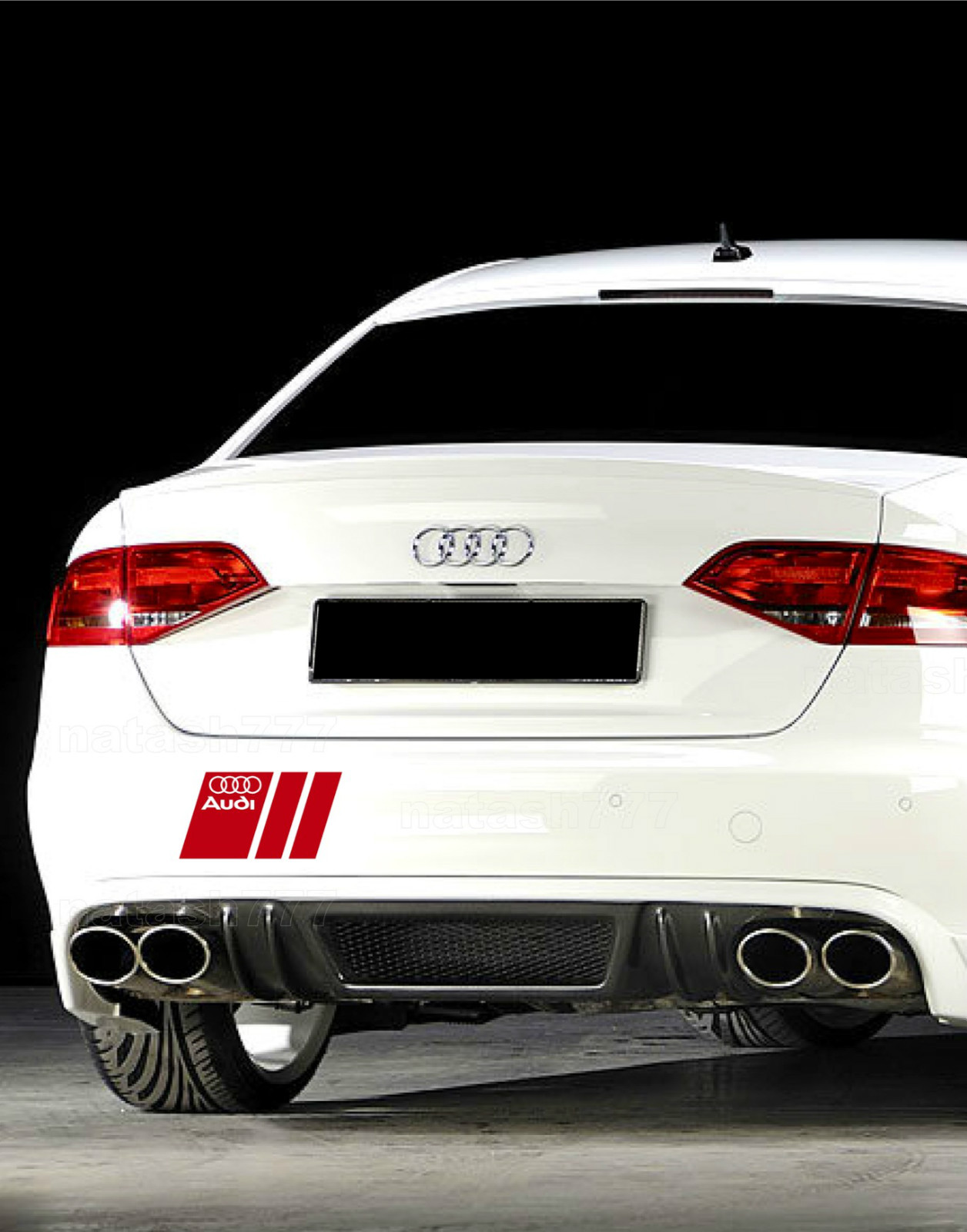 Audi A3 A4 A5 A6 A8 S4 S5 S6 RS4 Q7 TT S-Line Decal sticker emblem logo ...