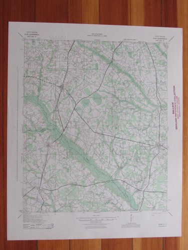 Olar South Carolina 1943 Original Vintage USGS Topo Map | eBay