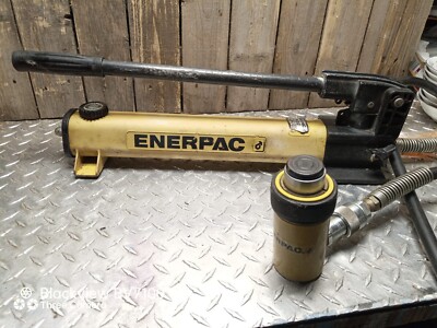 Enerpac P 392 Pump, RC 102 Cylinder, Connectors & Hose, 10,000 Psi, 700 ...