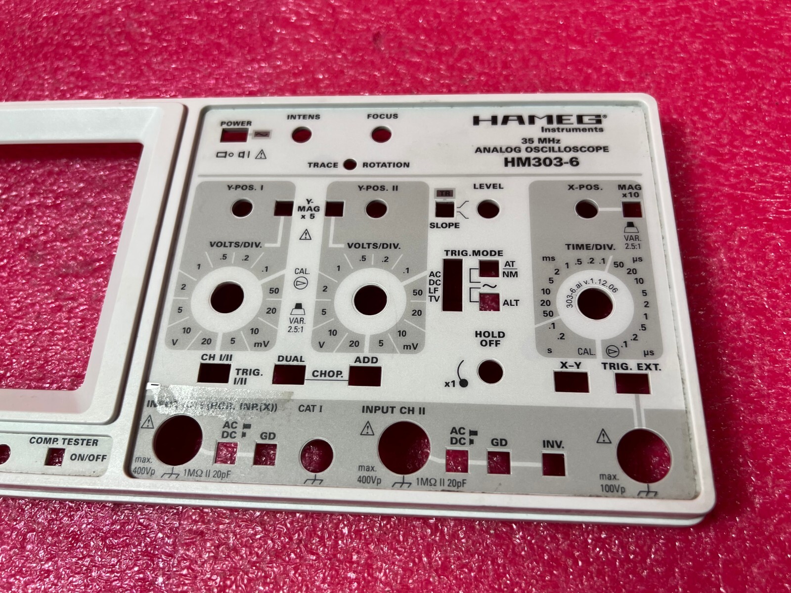 HAMEG HM303-6 Panel only | eBay