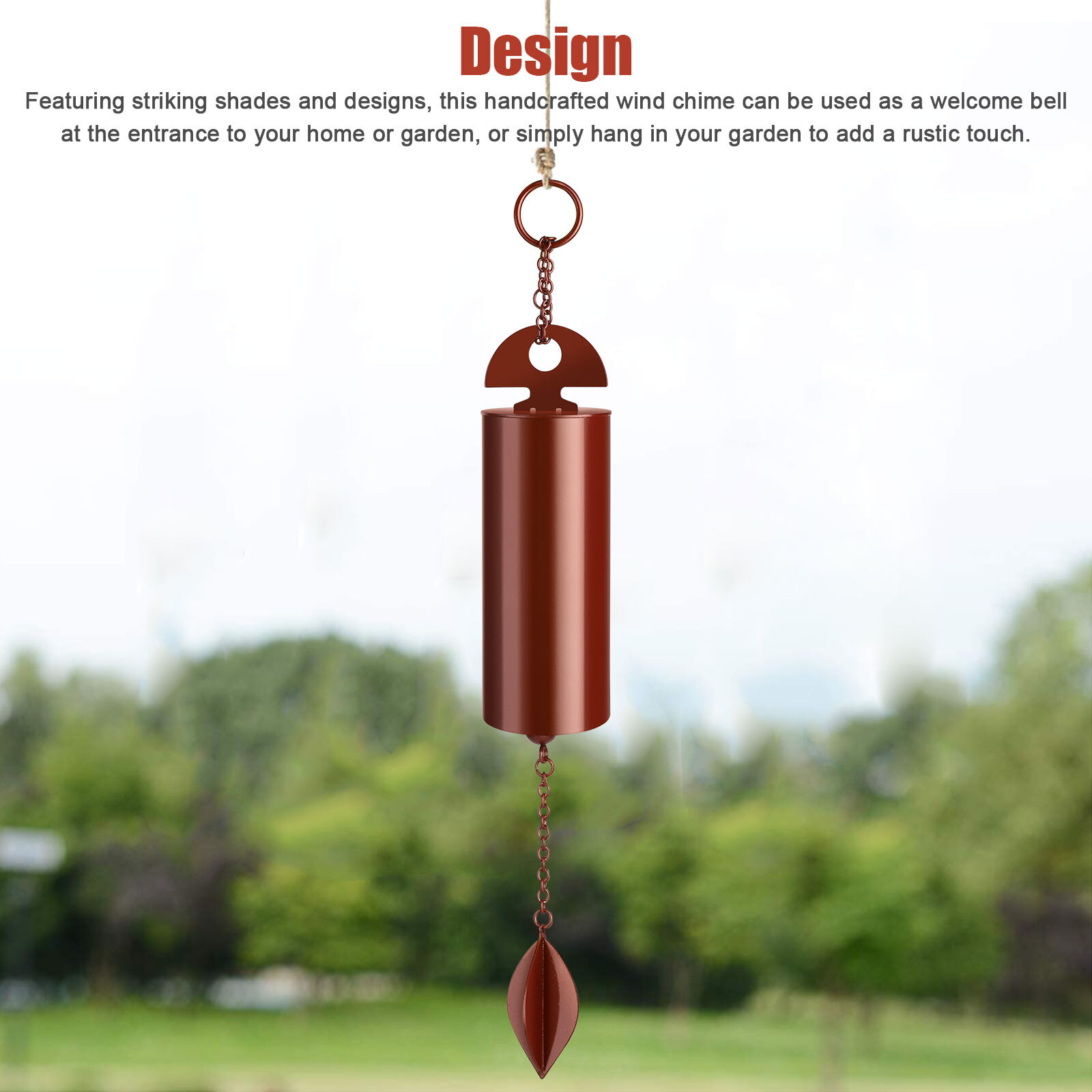 Large Deep Resonance Serenity Metal Bell Heroic Wind Chimes Outdoor ...