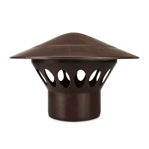 Waste Pipe Brown Terminal Valve 75mm / Sewer Tube Socket / Soil Pipe ...