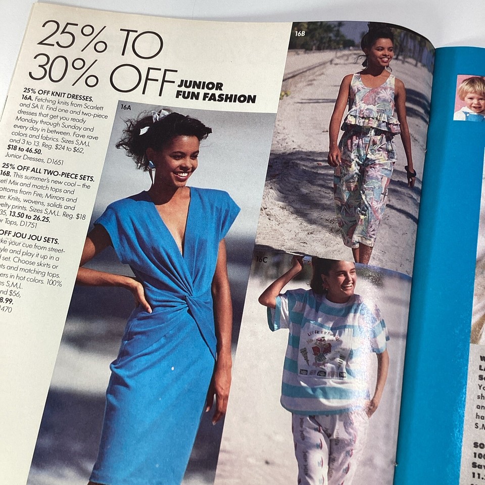 Boston Catalog Jordan Marsh 1989Rare VHTF Fashion Models Nautica Spring ...