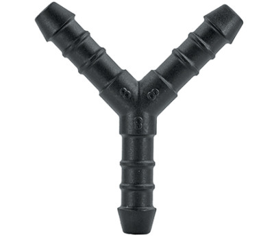 8mm Y Piece Plastic Hose Pipe Tube Connector Joiner Air Water Fuel Car ...