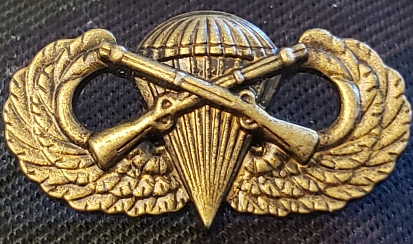 Airborne Infantry Jump Wing Badge US Army Military Parachute Rifles Pin ...