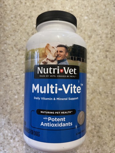 Nutri-Vet Multi-Vite 180 Chewables Adult Dogs - Vitamin and Mineral Exp ...