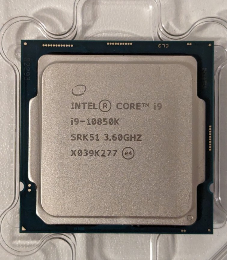 Intel+Core+i9-10850K+%28SRK51%29+10-Cores+3.6GHz+Socket+FCLGA1200+CPU ...