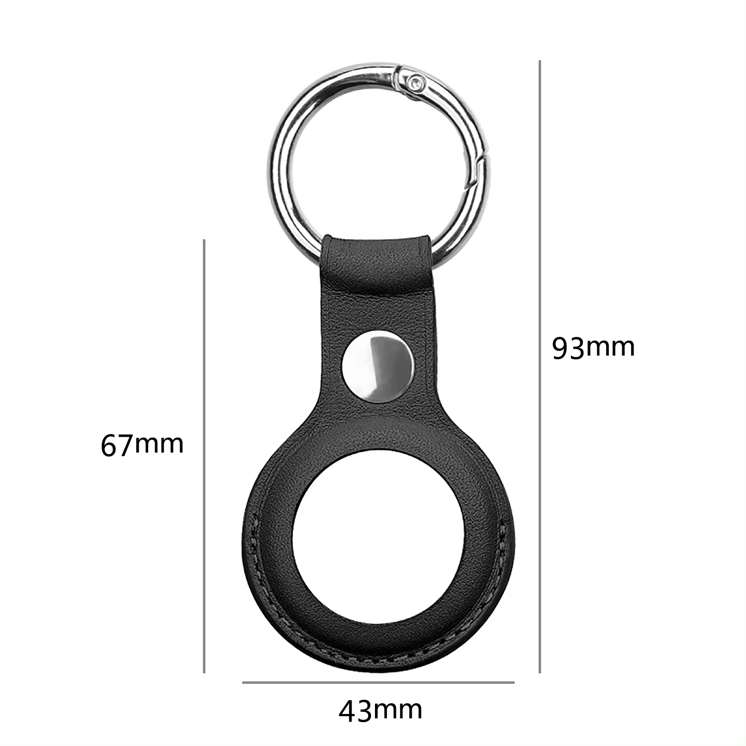 Pu Leather Airtag key chain I Holder for air tag I airtag Case ...