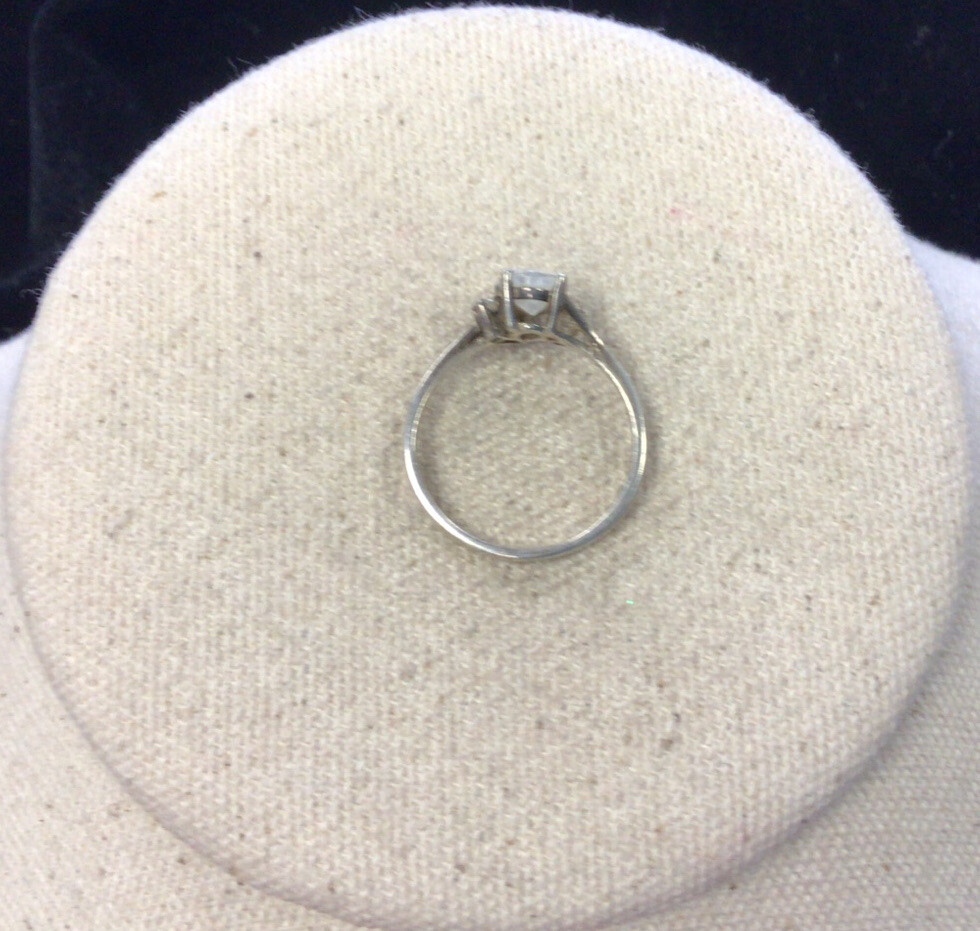Vintage Avon Sterling Silver 925 Pear Cut Cz Ring Sz … - Gem
