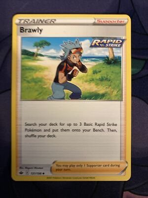 Pokemon TCG Chilling Reign Brawly 131/198 | eBay