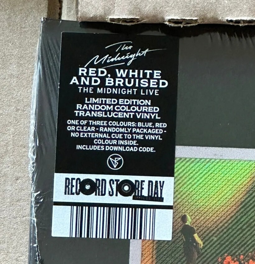 The Midnight Red, White and Bruised: The Midnight Live RSD vinyl (New ...