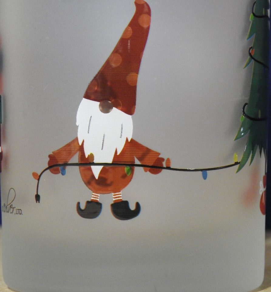 2 Culver DOF Santa Elves Christmas Tree Double Old Fashioned | eBay