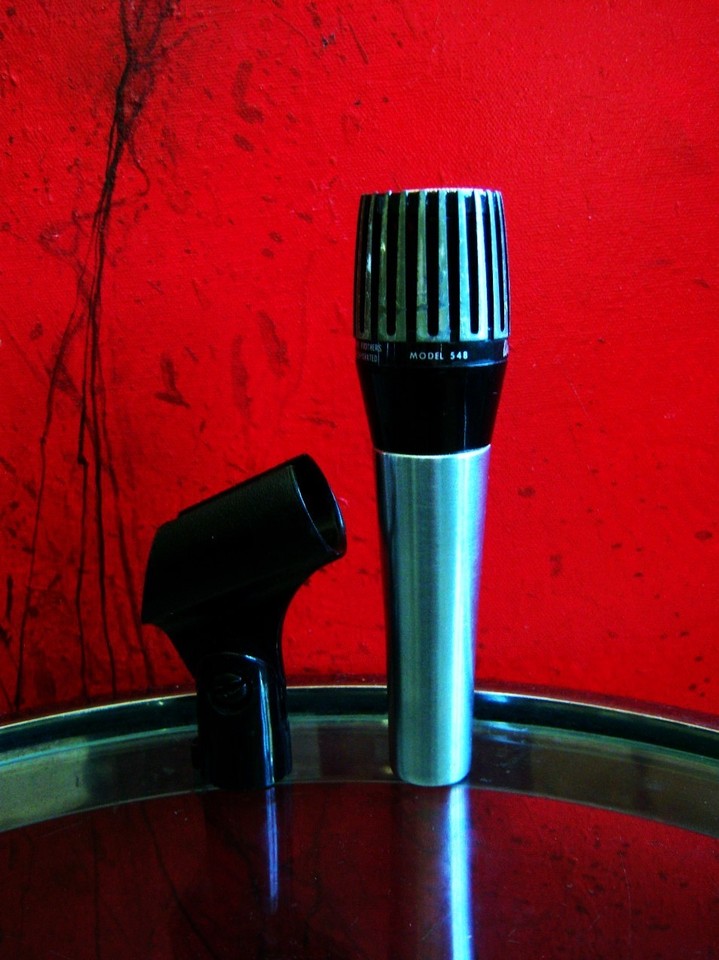 Vintage RARE 1970's Shure 548 / 548SD dynamic cardioid microphone Hi Z ...