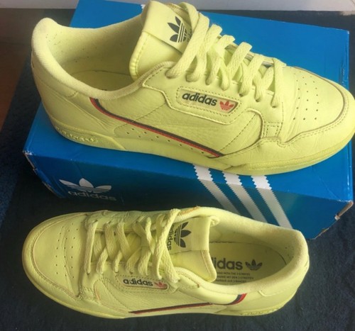 Adidas Continental 80 - Neon Volt Edition Size UK 6Unisex | eBay UK
